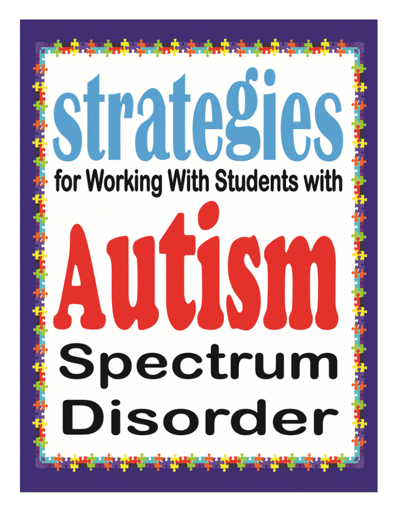 Educational Strategies For Children Suffering From Autism Spectrum ...